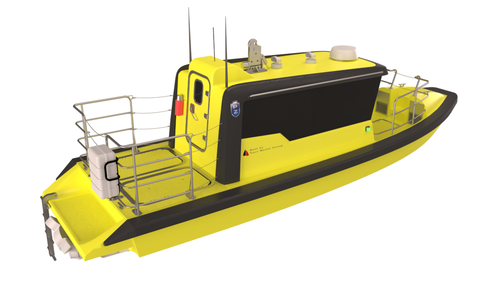 8m Full Cabin Survey Daughter craft - Prozero